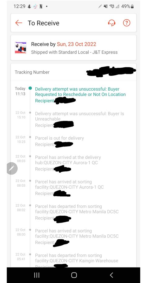 I Give Up I Am Not Going To Use Shopee Anymore Why Does This Keep Happening No One Called Or