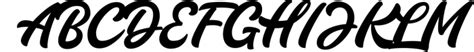 thunder script font script modern what font is