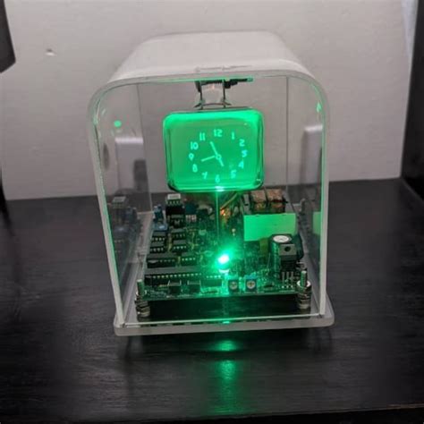 Oscilloscope Clock Or Scope Clock New Design Century Font Wifi Included