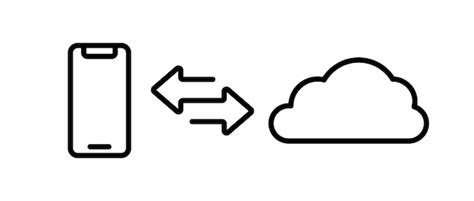 Premium Vector Phone Cloud Sync Vector Illustration Mobile Device