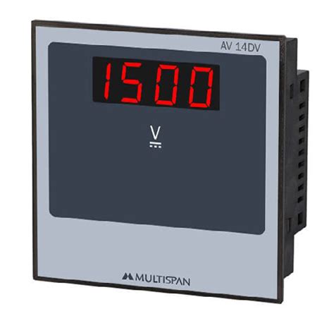Digital Voltmeter Ac And Dc Royal Rubber Electrical Switchgear Components And Meters Dubai