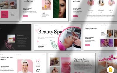 Salon Beauty Spa Google Slides Template