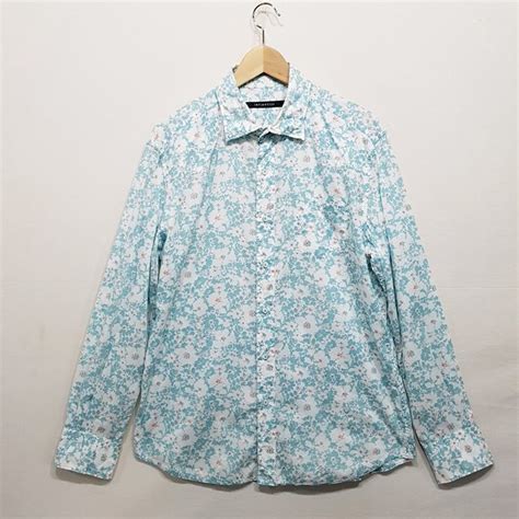 인터메조 꽃무늬 셔츠 남성용 세컨웨어헬로마켓