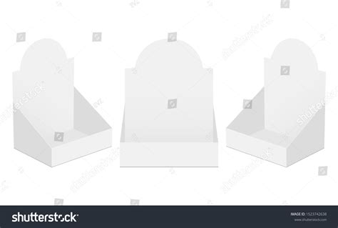 Set Three Pos Display Boxes Isolated Stock Vector Royalty Free 1523742638 Shutterstock