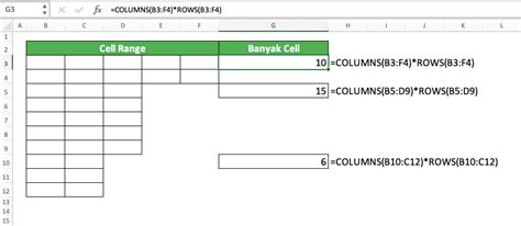 cara menggunakan rumus columns excel fungsi contoh dan langkah