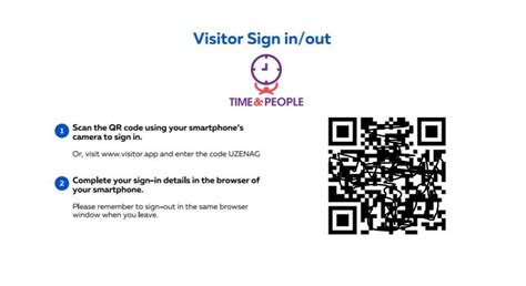 Visitor Management Hardware V S QR Code Sign In Time People