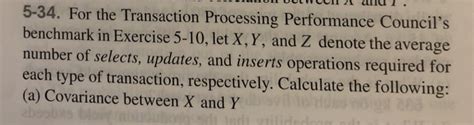 5 34 For The Transaction Processing Performance