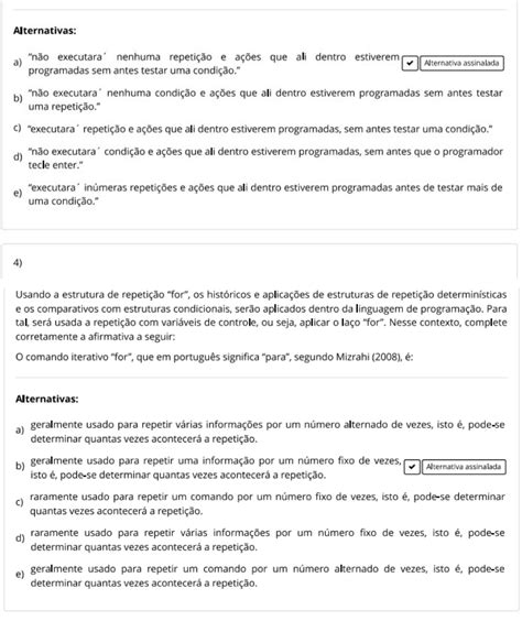 Adg Avaliação de Aprendizagem Algoritmos e Programação Estruturada Programação Estruturada