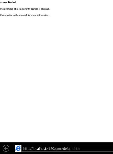 Solved Access Denied Membership Of Local Security Groups Qlik Community 1123860