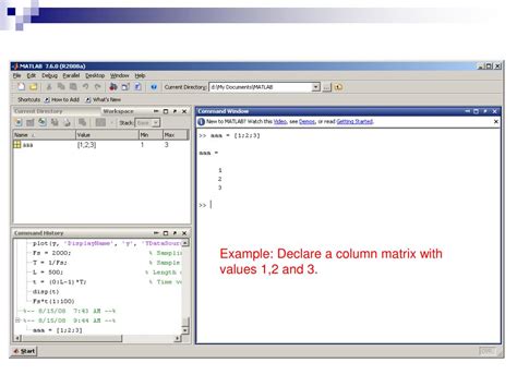 Ppt Basic Matlab Programming Course Powerpoint Presentation Free
