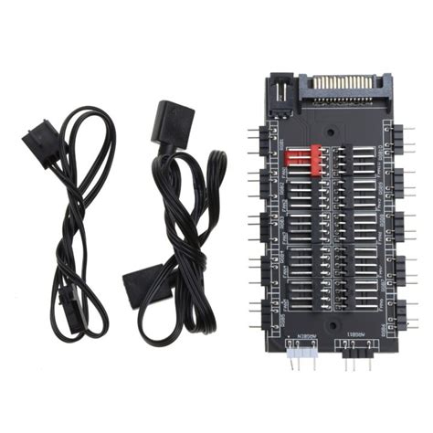 5v 3pin Rgb Aura Controller And 4pin Pwm Hub 10 Port Argb Wireless Remote Splitter Lazada Ph