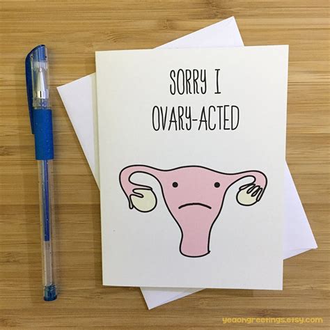 Sorry Card Funny Greeting Card Puns Pun Cards By Yeaohgreetings