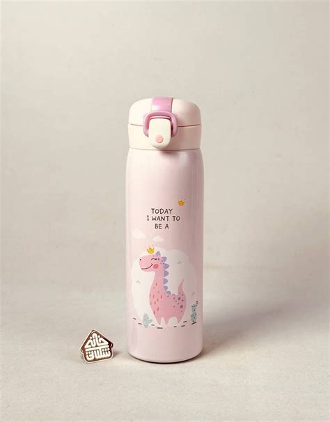 خرید تراول ماگ فانتزی طرح دایناسور درب قفلی کد0080 خانه شکلاتی