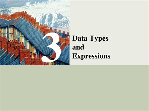 SOLUTION Ch Data Types And Expressions Studypool