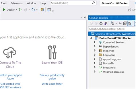 Create Deploy And Run A Dockerized Net Core App On An Azure Container