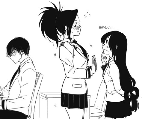 Boku No Hero Academia Todoroki Shouto Momo Yaoyorozu Tsuyu Asui Manga Couples Cute Anime