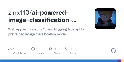 Github Zinx110ai Powered Image Classification Webapp Web App Using