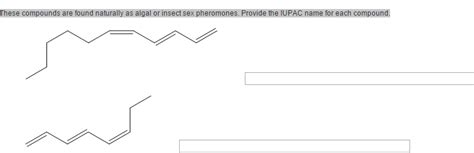 Solved These Compounds Are Found Naturally As Algal Or