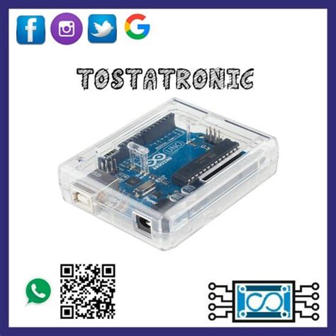 Case Protector Para Arduino Uno Plástico Tostatronic