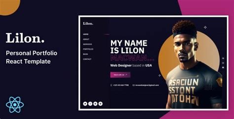 Nulled Lilon Personal Portfolio Reactjs Template 47610111
