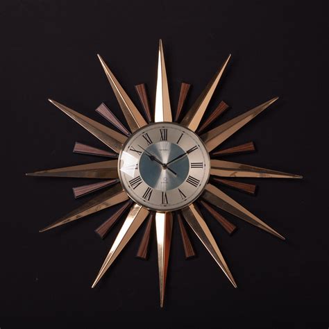Sun Wall Clock Sun By Metamec Great Britain 1970s 135340