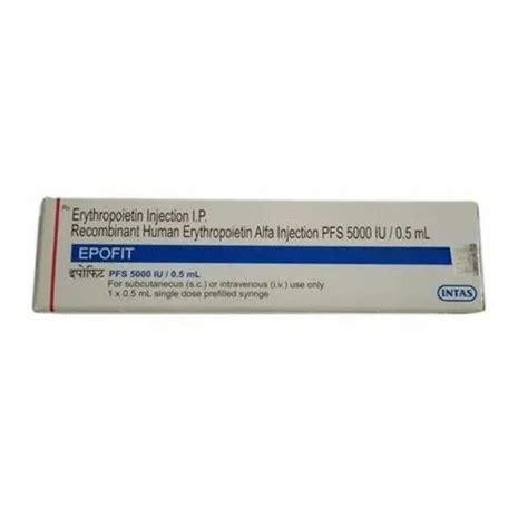Epofit Injection Intas 10000 Iu Prescription At Rs 900 Piece In Ludhiana