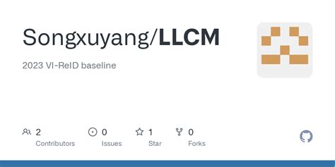 github songxuyang llcm 2023 vi reid baseline