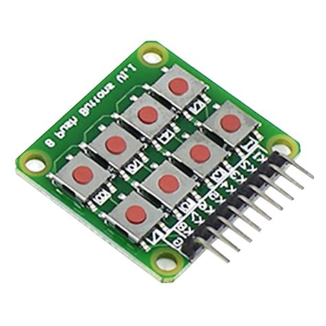 2x4 Keypad 4x2 Keypad 8 Push Buttons V100 Mcu External Expansion