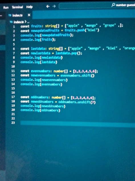 Neelam Ishaq On Linkedin Typescript Arrays Arraymethods Programming