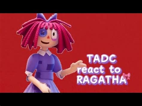 🎪tadc React To Ragatha 🎀🪆 [🇫🇷 Angst] Youtube