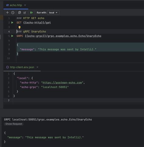 Jeremys Blog Intellij 안에서 Grpc 호출 테스트하기