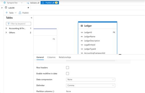 Template Gallery In Azure Synapse Lake Database