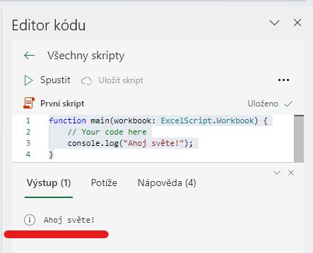 Jak vytvořit první vlastní Office skript v Excel Školení konzultace