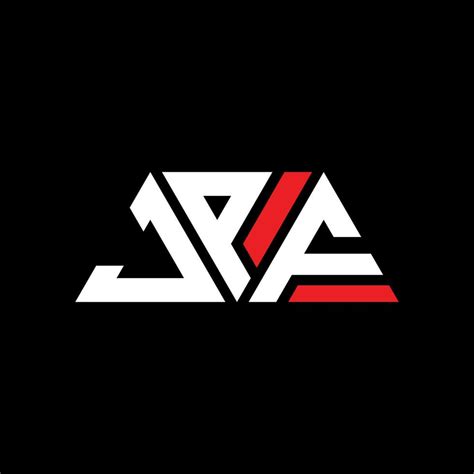 Jpf Triangle Letter Logo Design With Triangle Shape Jpf Triangle Logo Design Monogram Jpf