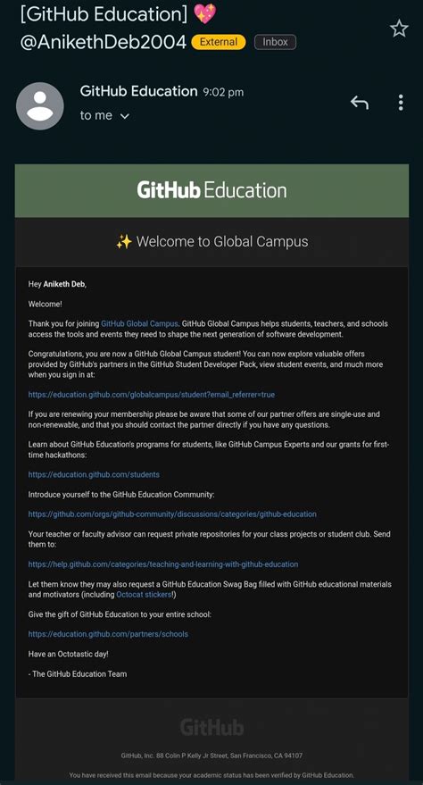 Aniketh Deb On Linkedin Finally An Official Github Global Campus