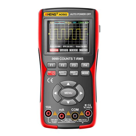 Aneng Aos02 Professional Transistor Test Multimeter 48ms S Sampling Rate Professional 10mhz