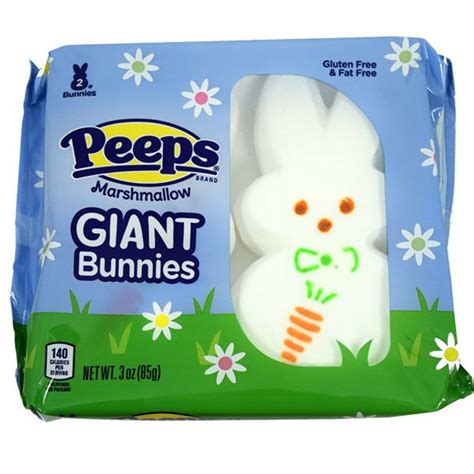 Peeps Giant Bunnies 2 Count