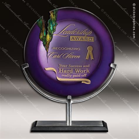 Glass Art Trophy Awards