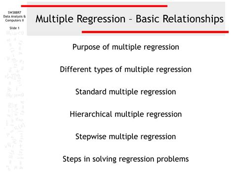 Ppt Multiple Regression Basic Relationships Powerpoint Presentation Id 229875