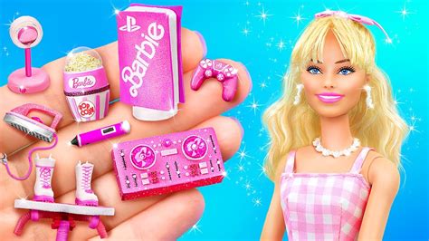 Барби на отдыхе 30 миниатюрных игрушек для кукол Youtube