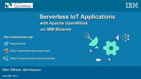 Serverless Iot And Openwhisk Ppt