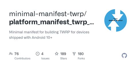 Pull Requests Minimal Manifest Twrp Platform Manifest Twrp Aosp GitHub
