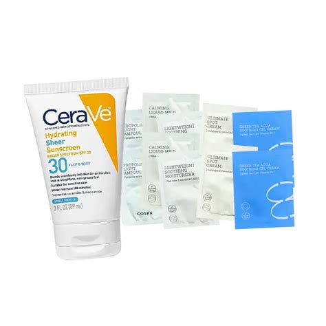 Buy 1 Get 10 Free Cerave Hydrating Sunscreen Spf 30 Any 10 Samples