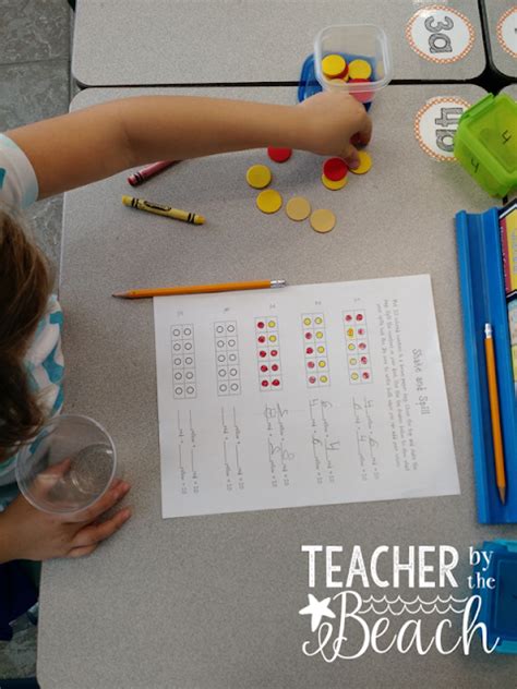 Ten Frame Adding Teacher By The Beach