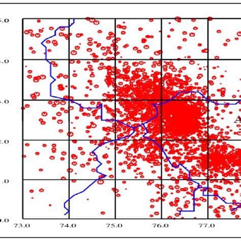 Frequency Magnitude Relationship Plot Download Scientific Diagram