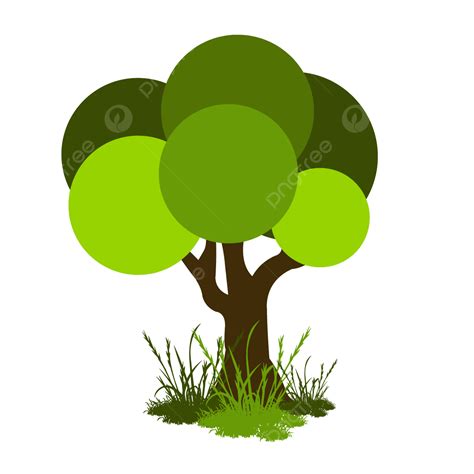 Green Tree Vector Design Free Download Green Tree Vector Big Tree Vector Download Cartoon