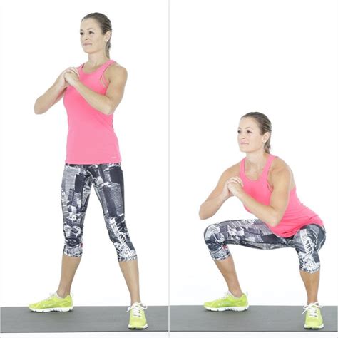 Air Squats Quick Home Workout Popsugar Fitness Photo 9