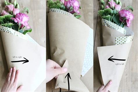 Diy Paper Wrapped Bouquet Zoë With Love Wrap Flowers In Paper How