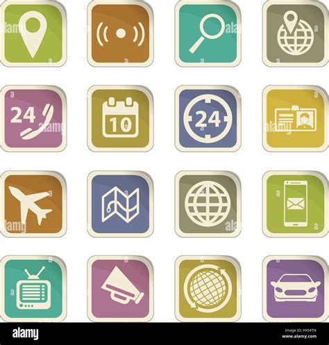 Communication Vector Icons For User Interface Design Stock Vector Image And Art Alamy