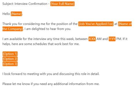 The Art Of Writing An Effective Interview Confirmation Email A Step By Step Guide